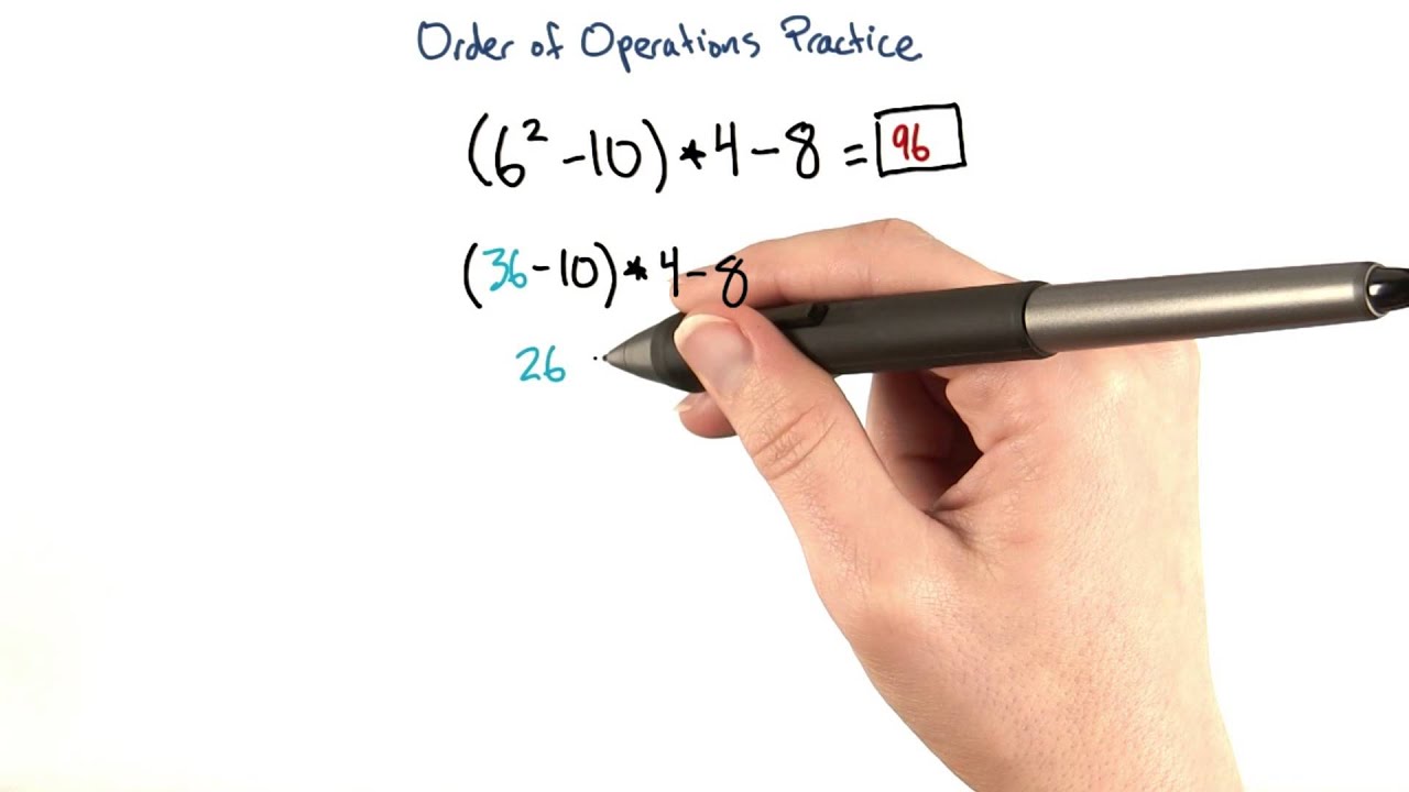 Order of operations practice - Intro Algebra Review - YouTube