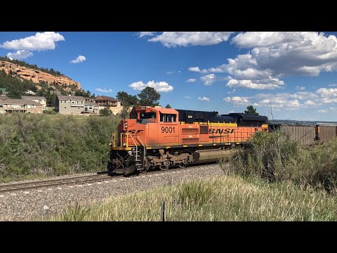 BNSF 9001 Coal Train - YouTube