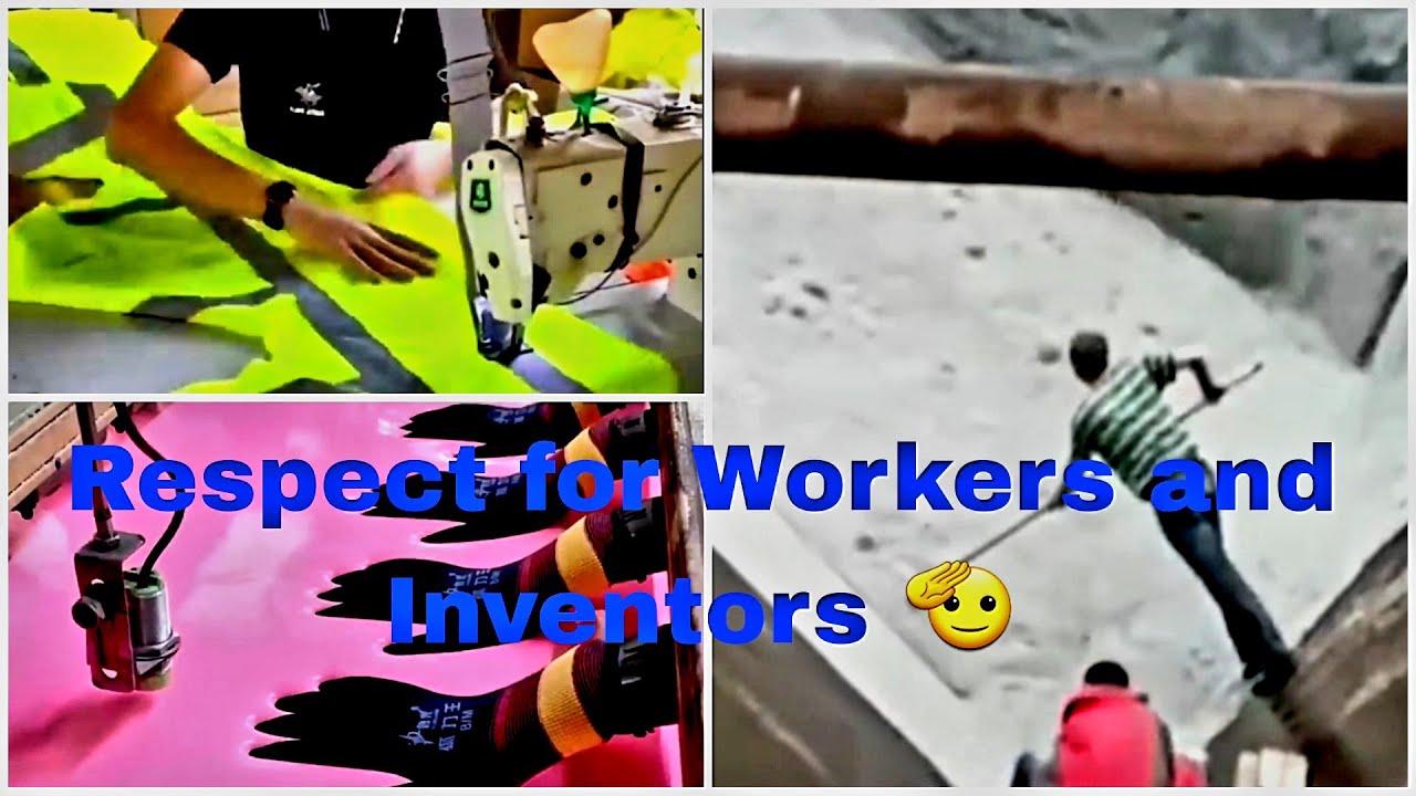 Satisfying Videos of Workers. Technologies Invented by Human Hands and ...