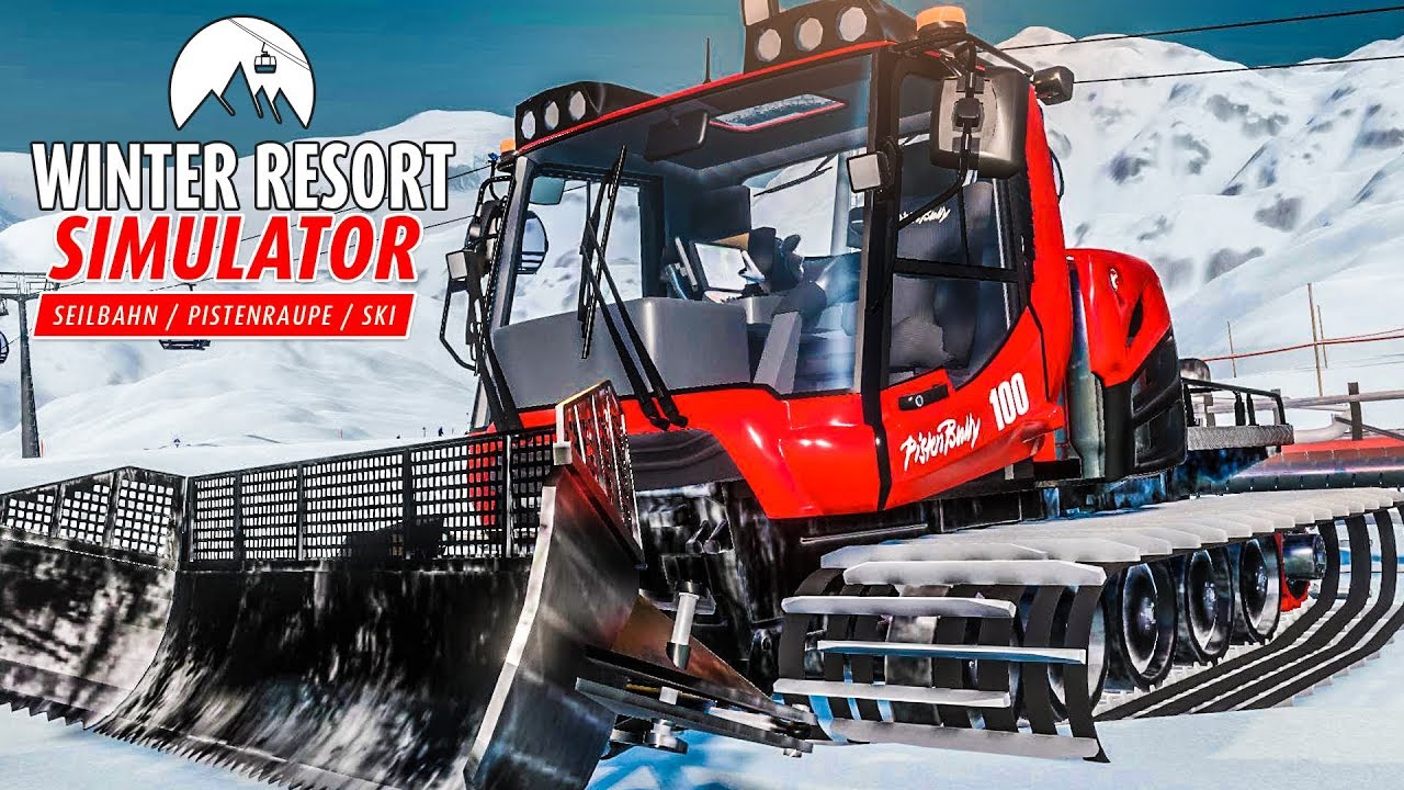 WINTER RESORT Simulator #1: Die Seilbahn fährt - die Piste wird ...