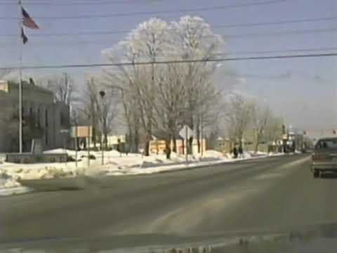Cruising with Schuetz Through Alpena Michigan Ice Storm Early 90s - YouTube