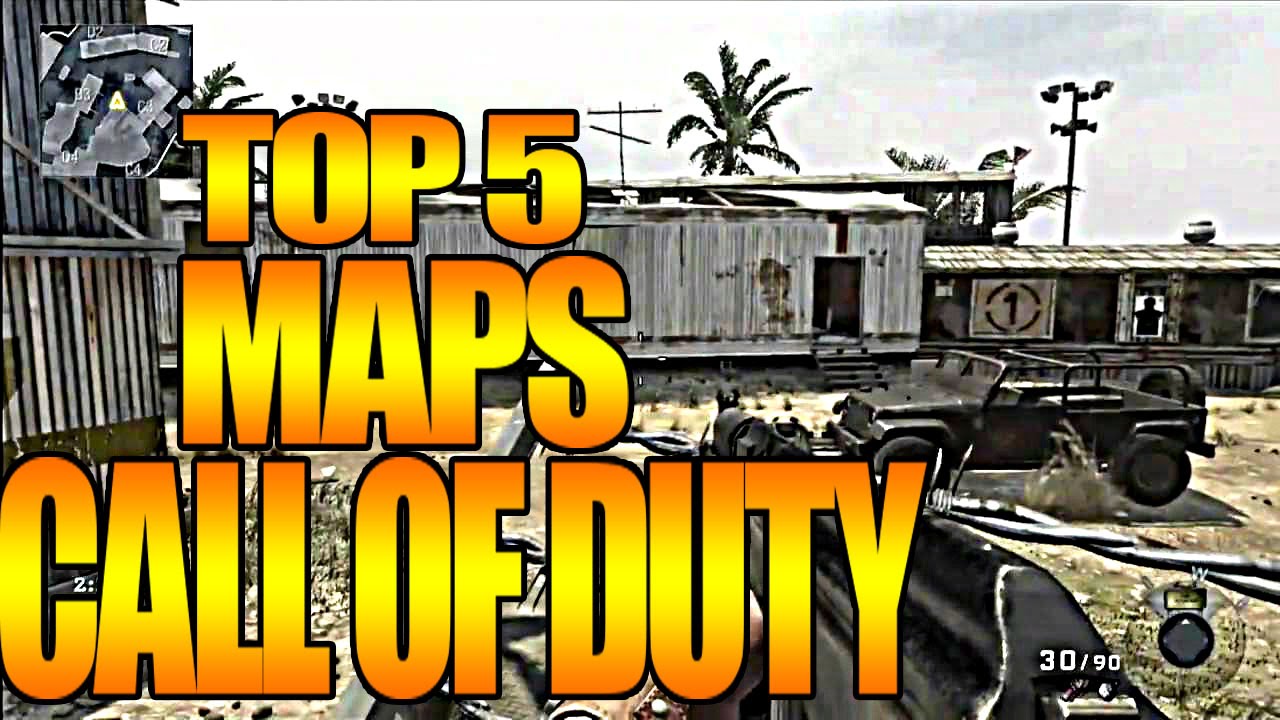 TOP 5 BEST MAPS IN CALL OF DUTY HISTORY ( TOP 5 COD MAPS ) - YouTube