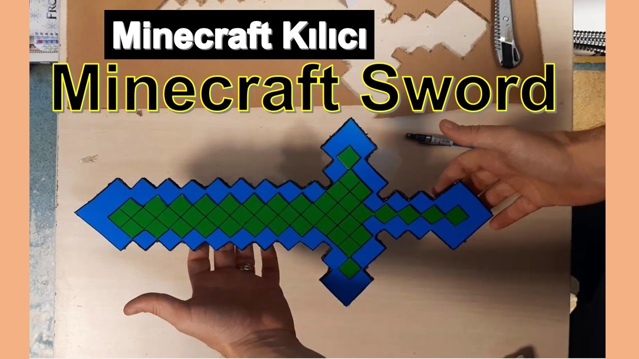 Minecraft Sword ( DIY ) / Minecraft Kılıcı Yapımı - YouTube