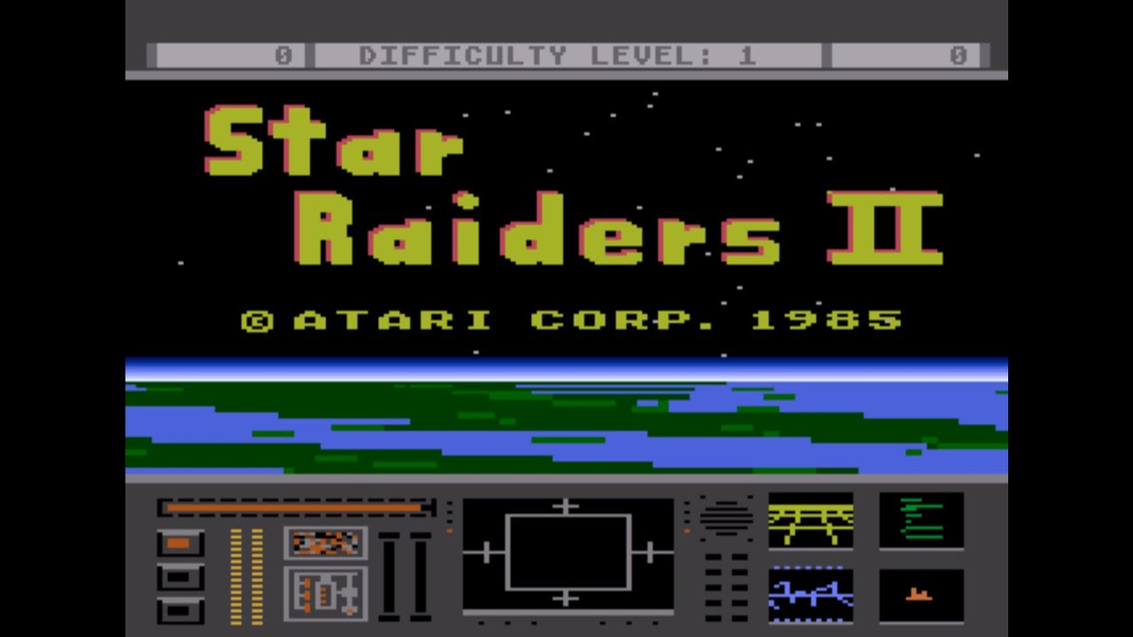 Проходим "Star Raiders II" Atari 800. Space game - FULL PLAY ! Star ...