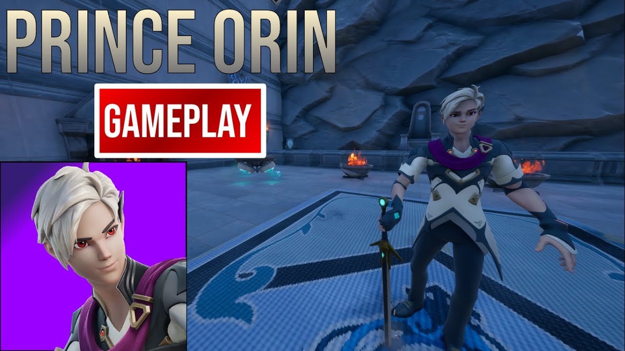 New Prince Orin Skin Gameplay (August 2023 Crew Pack) (Fortnite Battle ...