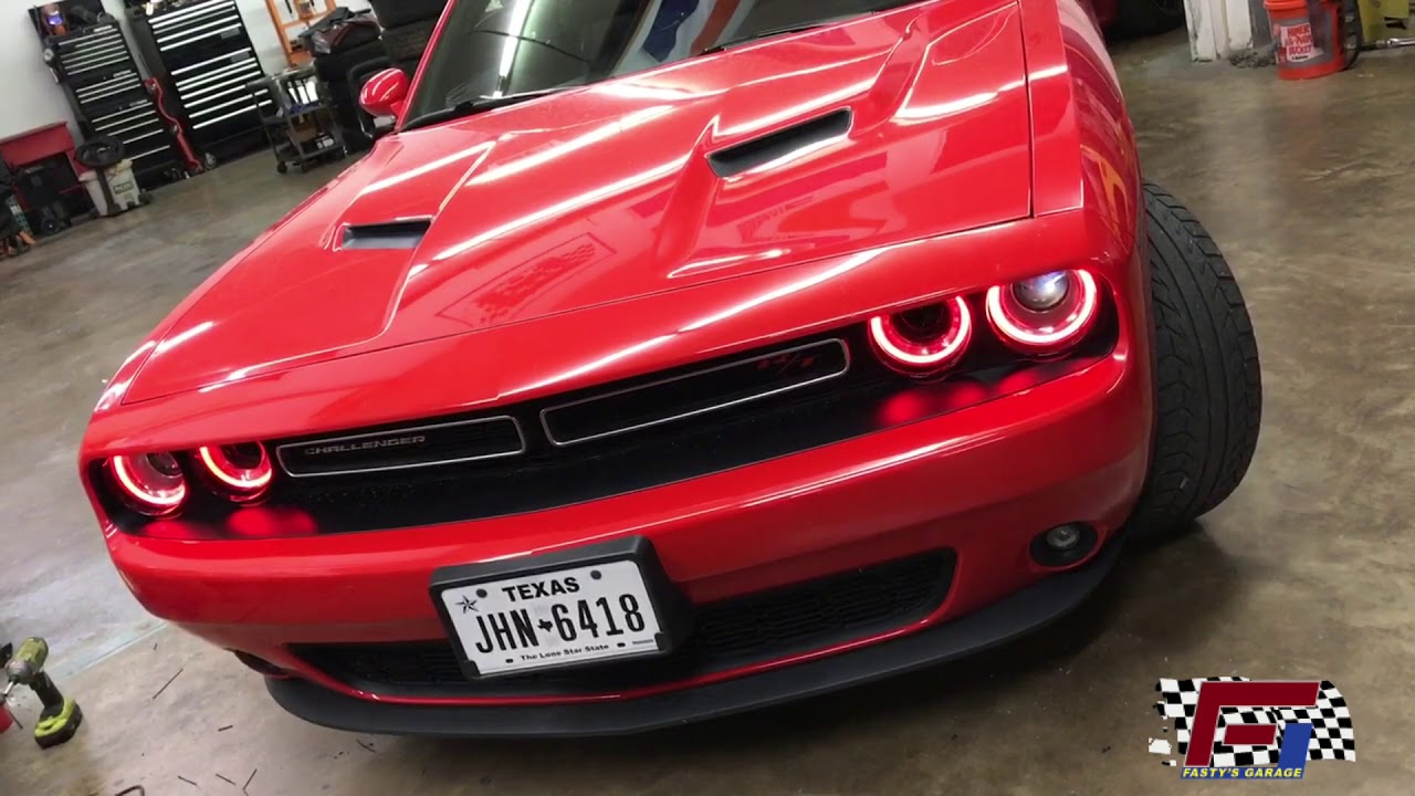 Challenger DRL multicolor upgrade - YouTube