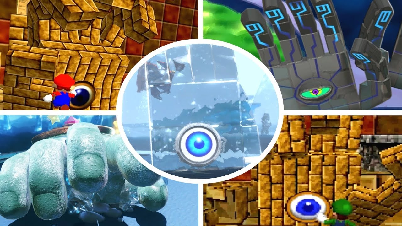 Evolution of Eyerok Battles in Mario Games (1996-2018) - YouTube