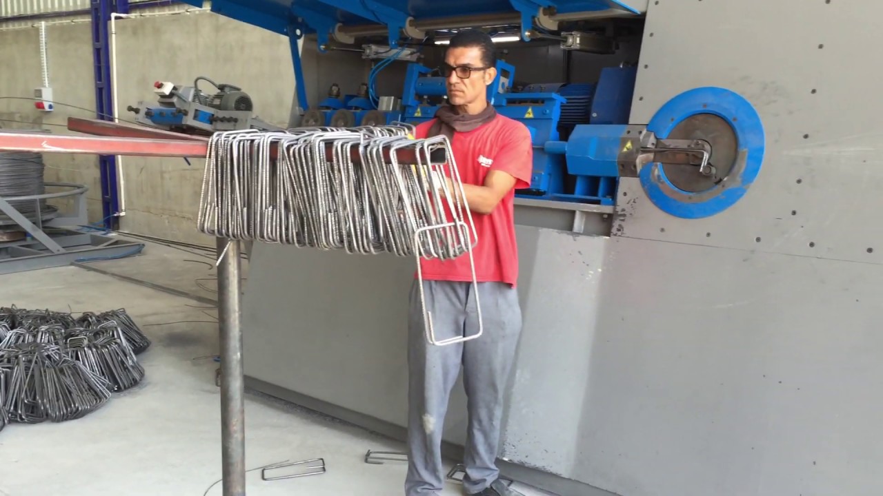Automatic Stirrup Rebar Bending Machine - YouTube