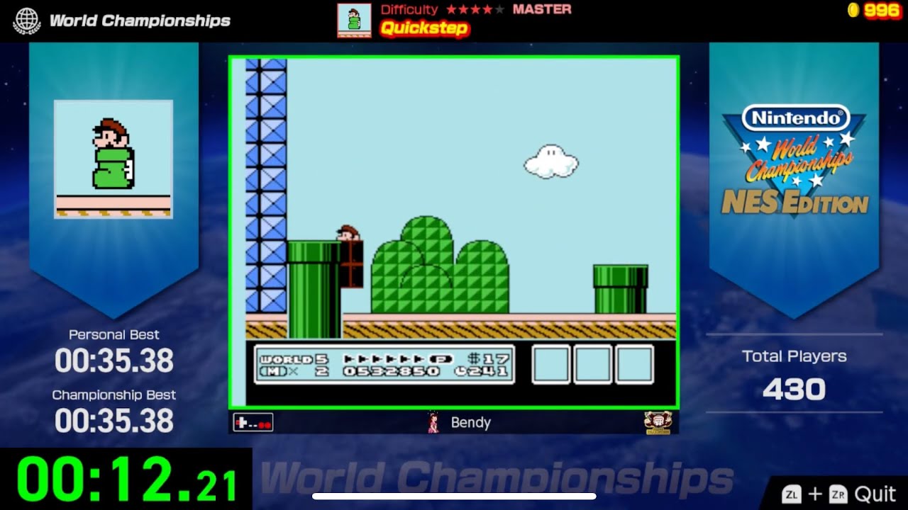 Bizarre pipe glitch | Nintendo World Championships: NES Edition - YouTube