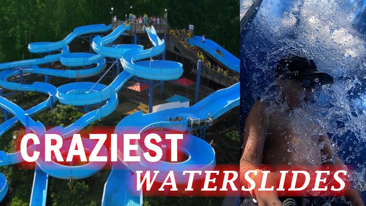 Craziest most Insane Water Slides in the World | Classic Waterslides ...