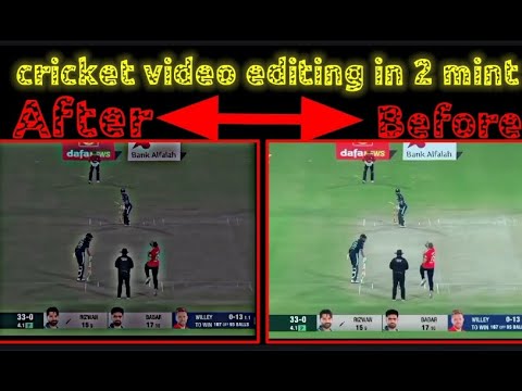 New best Cricket Editing Tutorial 🔥 Alight motion & black effect ☀️ Technical 547👈 Tutorial ...
