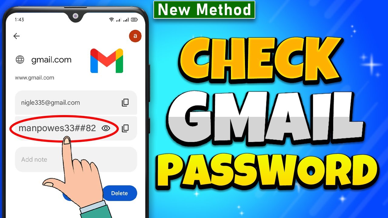 How to Check Gmail Password 2025 | Find Gmail Password | View Gmail Password - YouTube