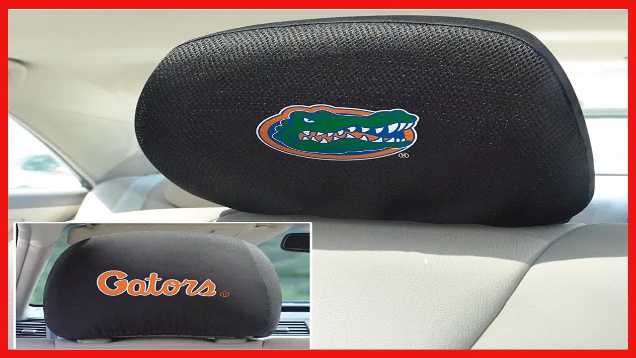 Upgrade Your Ride with Team Logo Embroidered Headrest Covers - YouTube