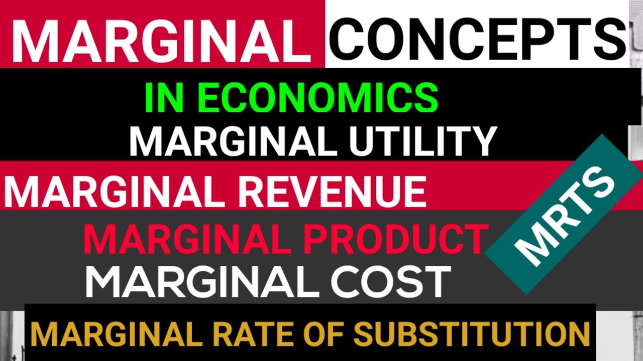 Marginal Concepts In Econ #marginal #marginalrevenue #marginalcost # ...