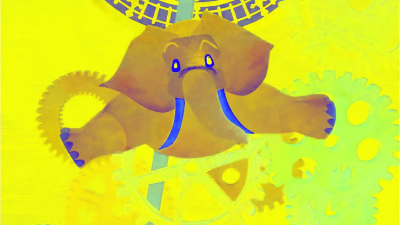 Reverse+Animals in the clock+Random color effects||Hickory dickory dock ...