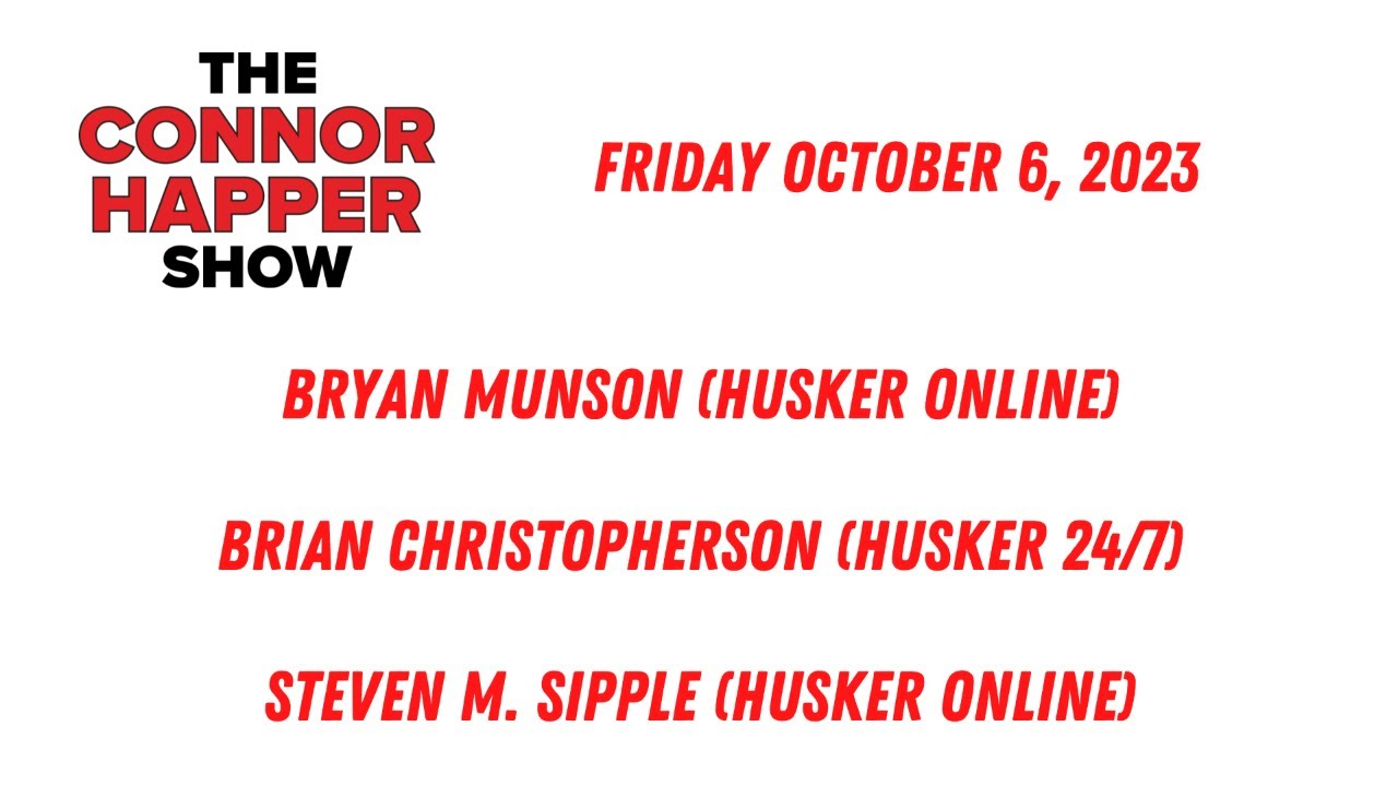 The Connor Happer Show / 10-6-23 / Gotta Get Down on Friday - YouTube