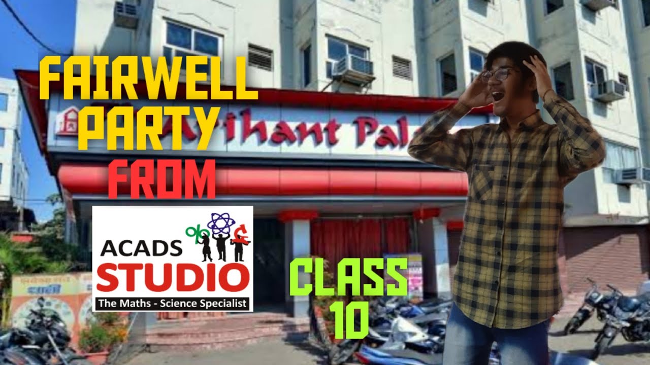 Fairwell party from acads studio | #vlog #apksvlogs | APKS Vlogs - YouTube