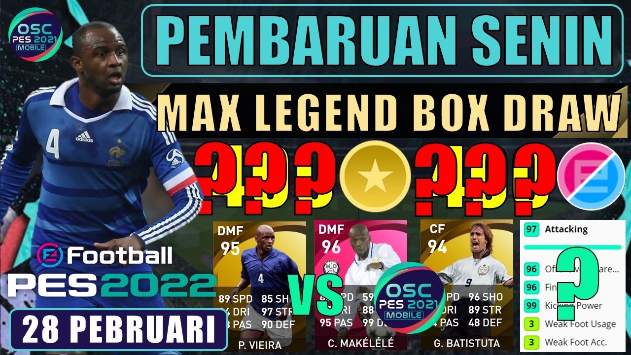 PEMBARUAN SENIN 28 PEBRUARI MAX LEGEND BOX DRAW VIEIRA LEGEND VS ...