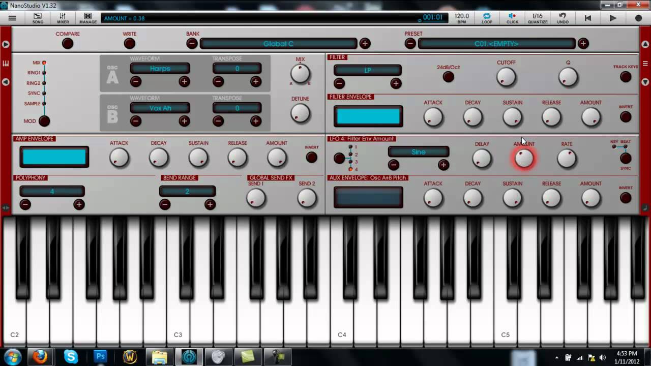 How to make a Wobble sound in NanoStudio - YouTube