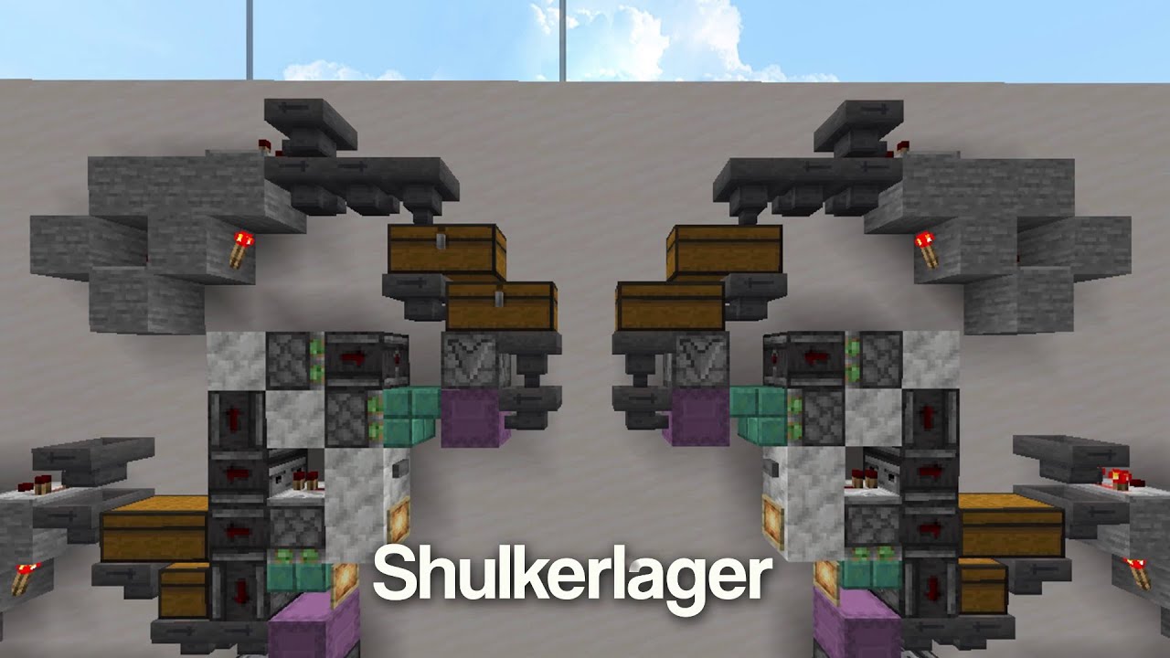 EASY and EFFICIENT Shulkerstorage! @CastCrafter - CraftAttack 9 - YouTube