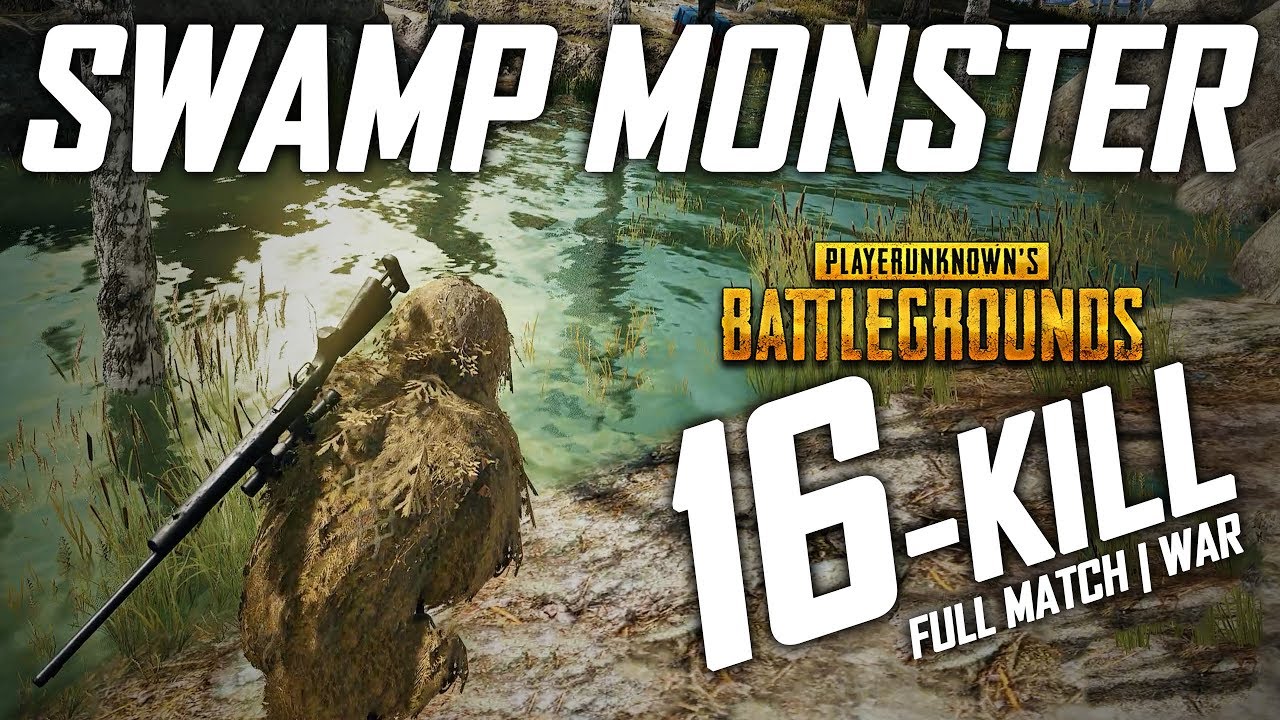 Swamp Monster - 16-kill Full Match - PUBG War (1440p 60fps) - YouTube