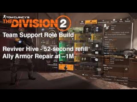 The Division 2 - Reviver Hive Fast Refill and quick armor repair build ...