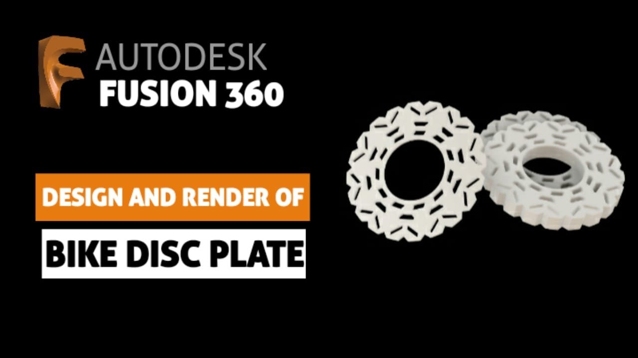 Disc plate | Design of bike disc plate in fusion 360 | schyuler plus ...