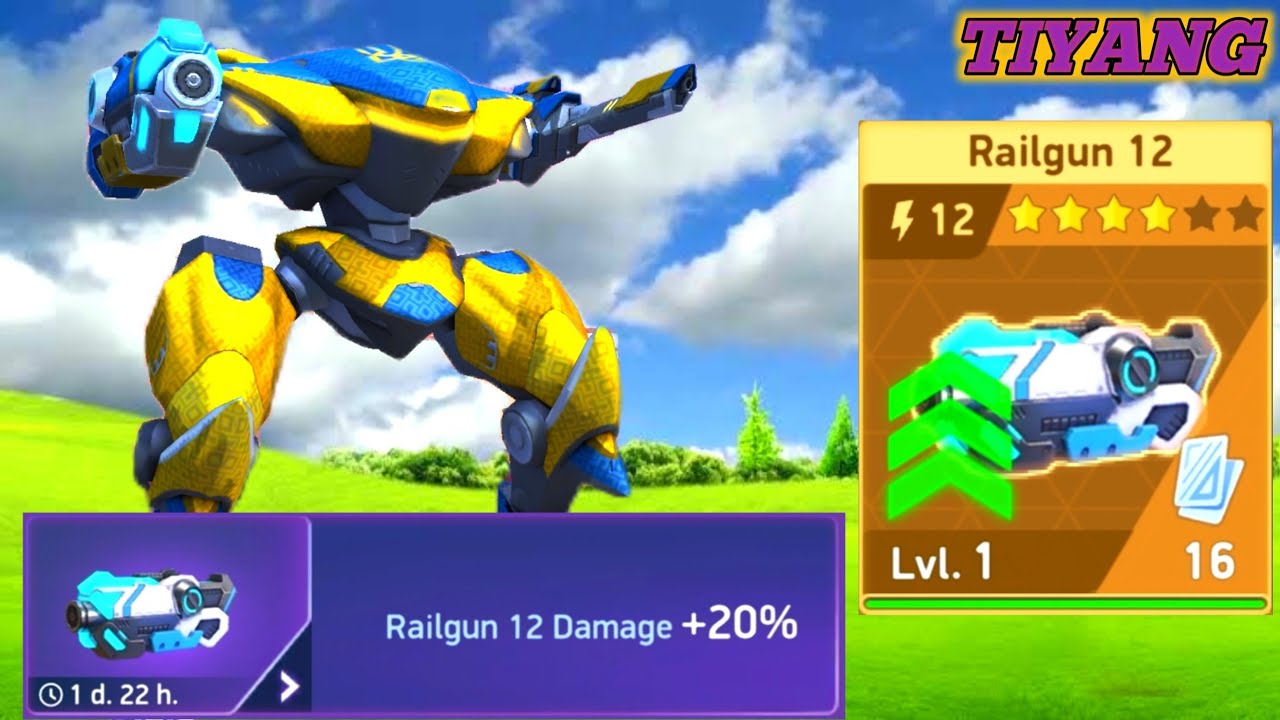 Unstoppable Railgun 12 ( +20% Damage ) In Action with Panther | | Mech ...