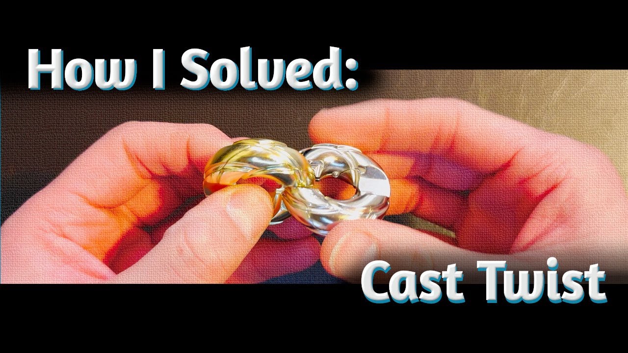 [95] Twist this... – Cast Twist Puzzle - Adult Puzzle by Hanayama - YouTube