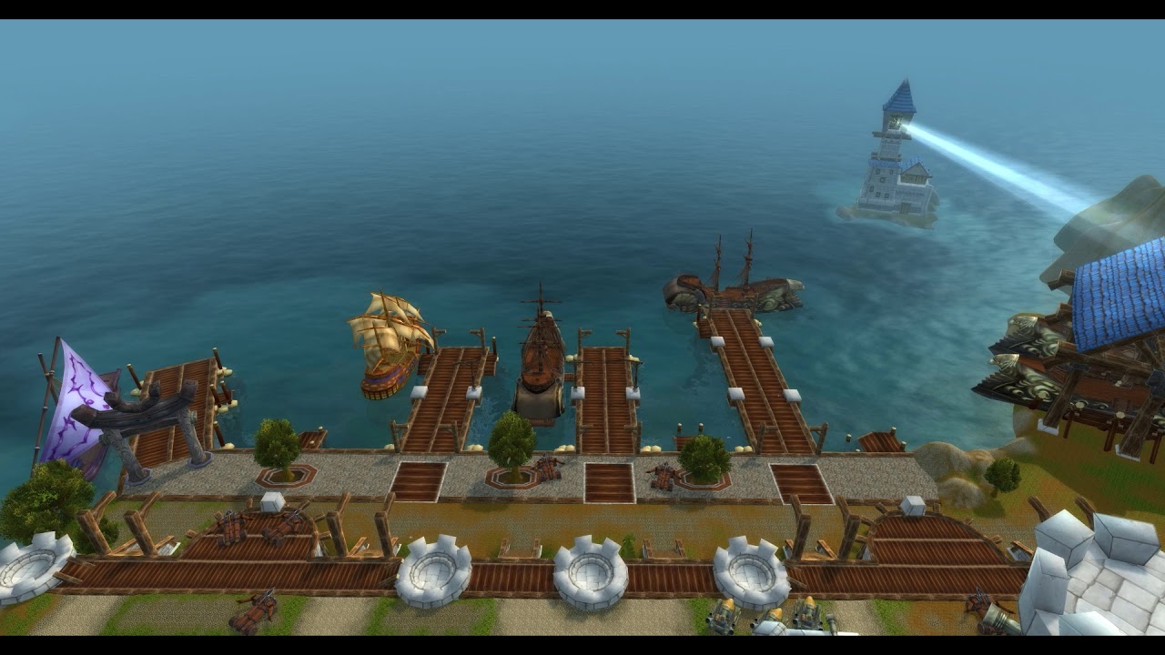 World Of Warcraft - Stormwind Docks Ambience - YouTube