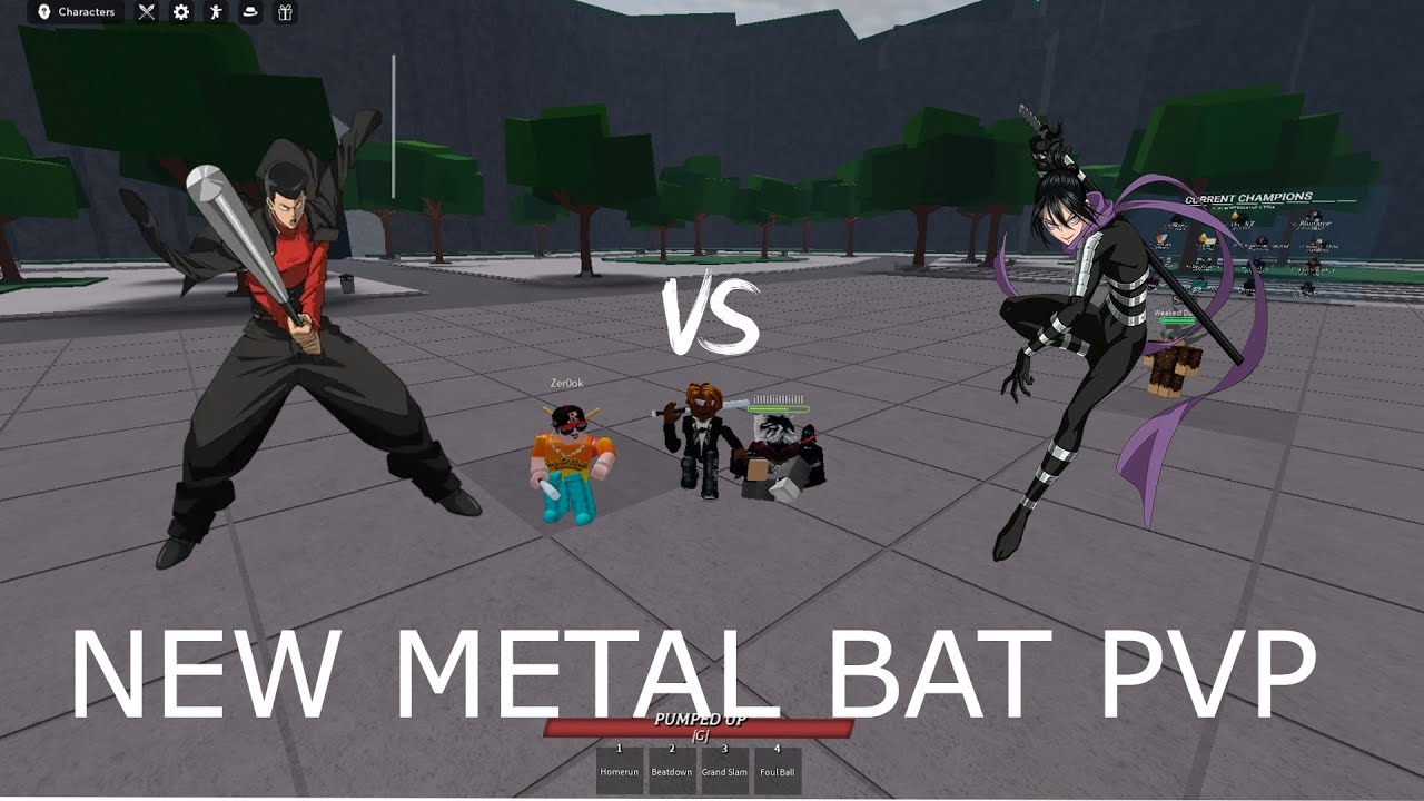 Metal bat PVP in my private server - YouTube