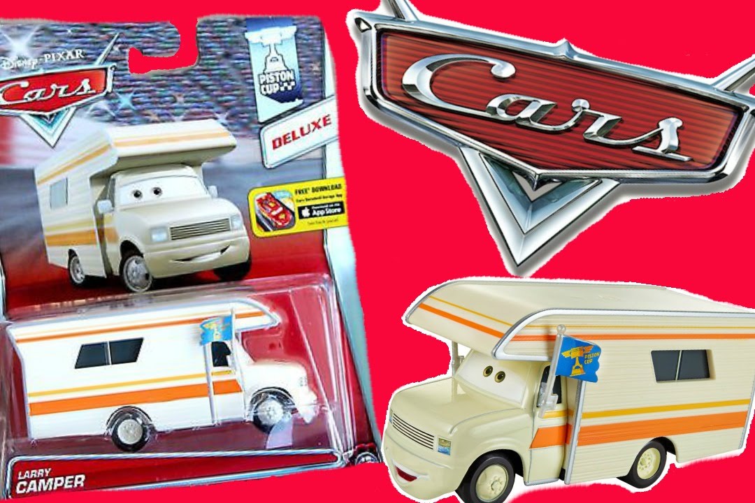 LARRY CAMPER FROM DISNEY PIXAR CARS UNBOXING PISTON CUP DELUXE - YouTube