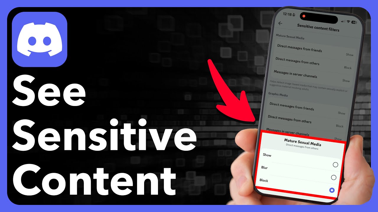How To See Sensitive Content Or Age Restricted Content On Discord - YouTube