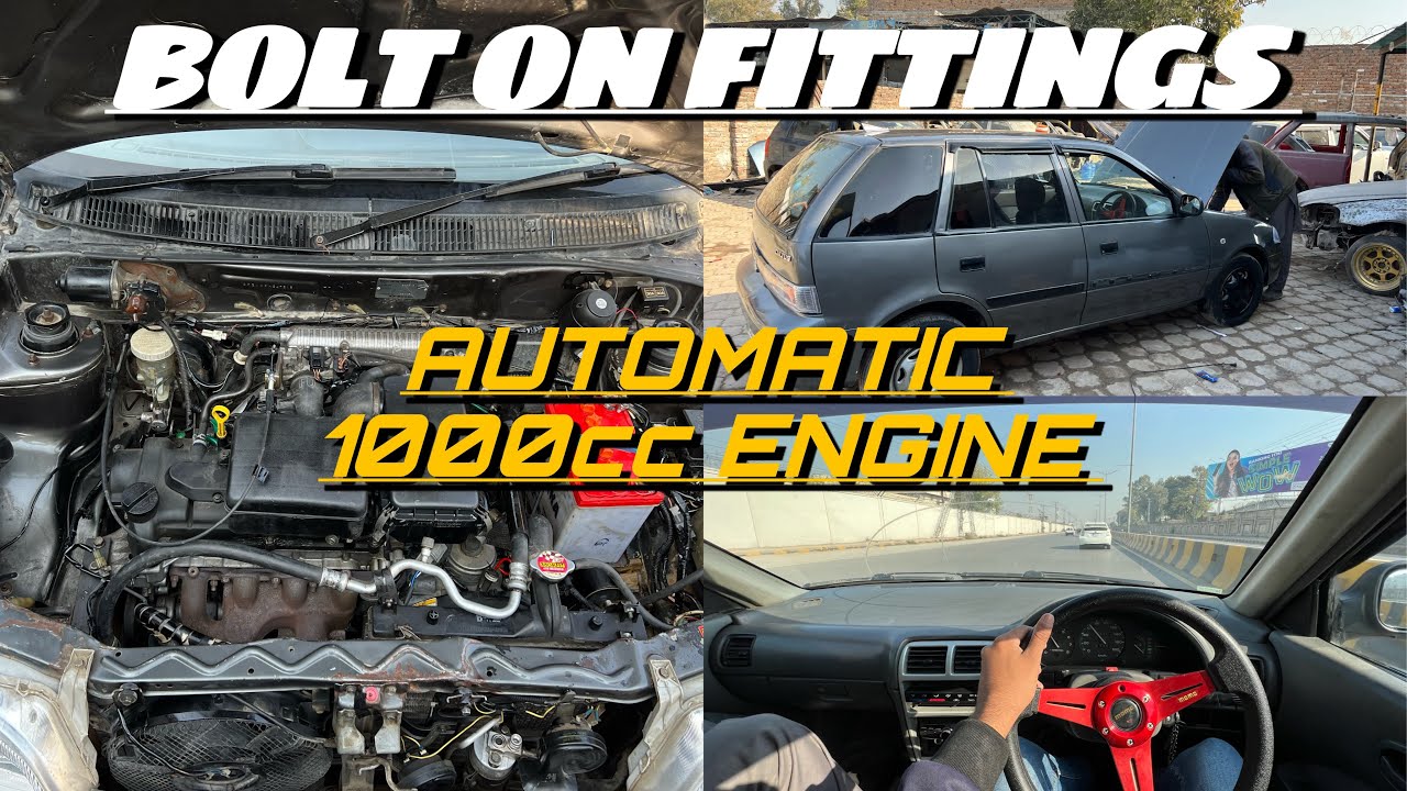 PROJECT AUTOMATIC CULTUS | BOLT ON FITTINGS | TEST DRIVE | k10a ENGINE ...