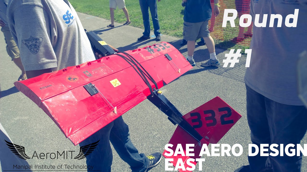 AeroMIT at SAE Aero Design 2015 Micro Class First Flight Round - YouTube