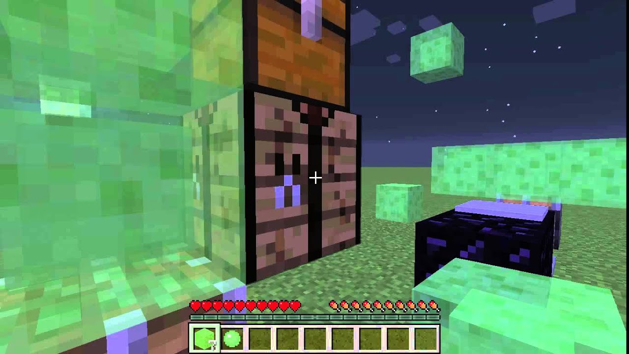 Minecraft - Slime Blocks - YouTube