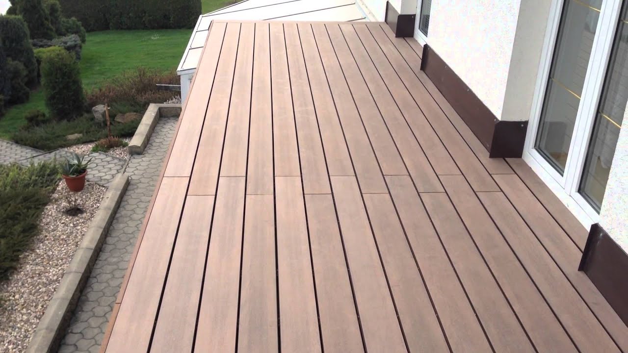 WPC terasa Woodplastic® na balkoně - YouTube