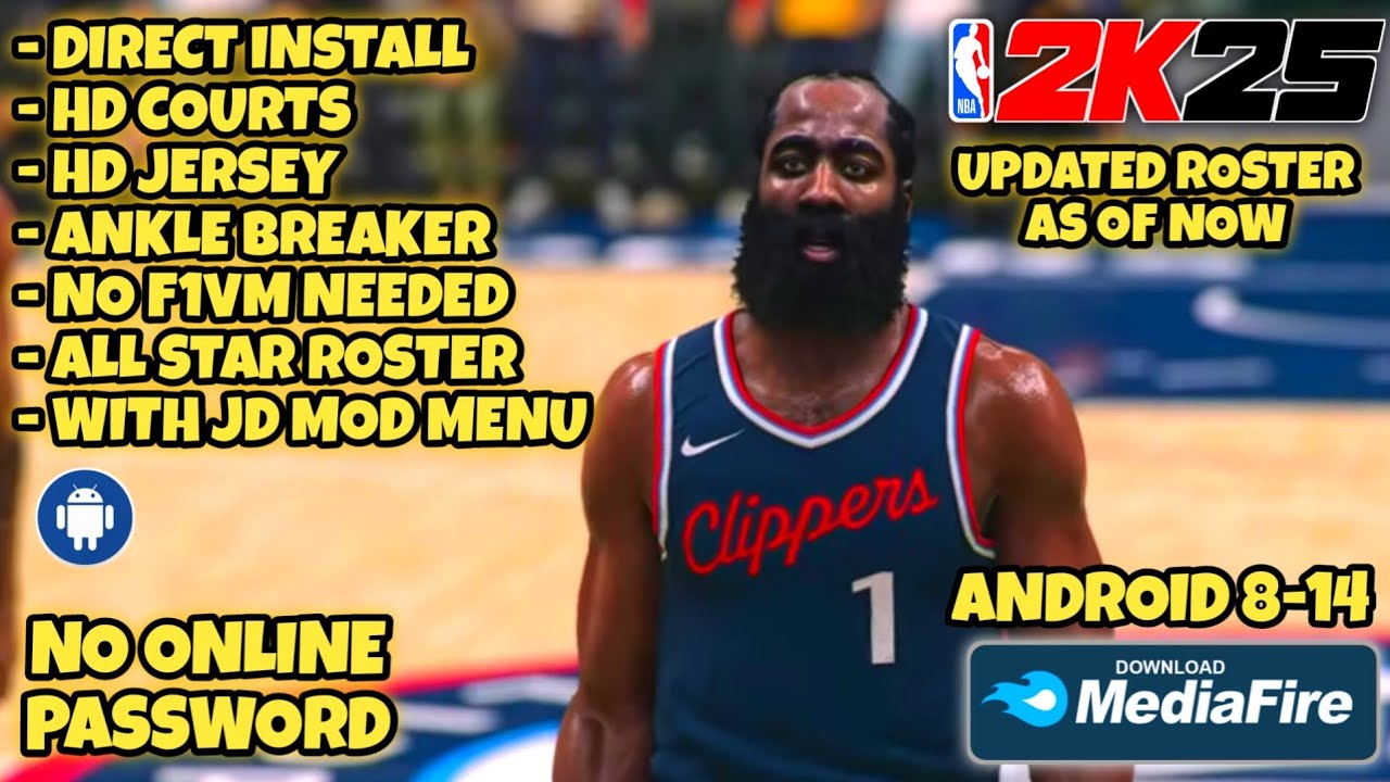 NEW! NBA2K20 to NBA2K25 Roster | With Mod Menu | Updated Sign and Trade ...