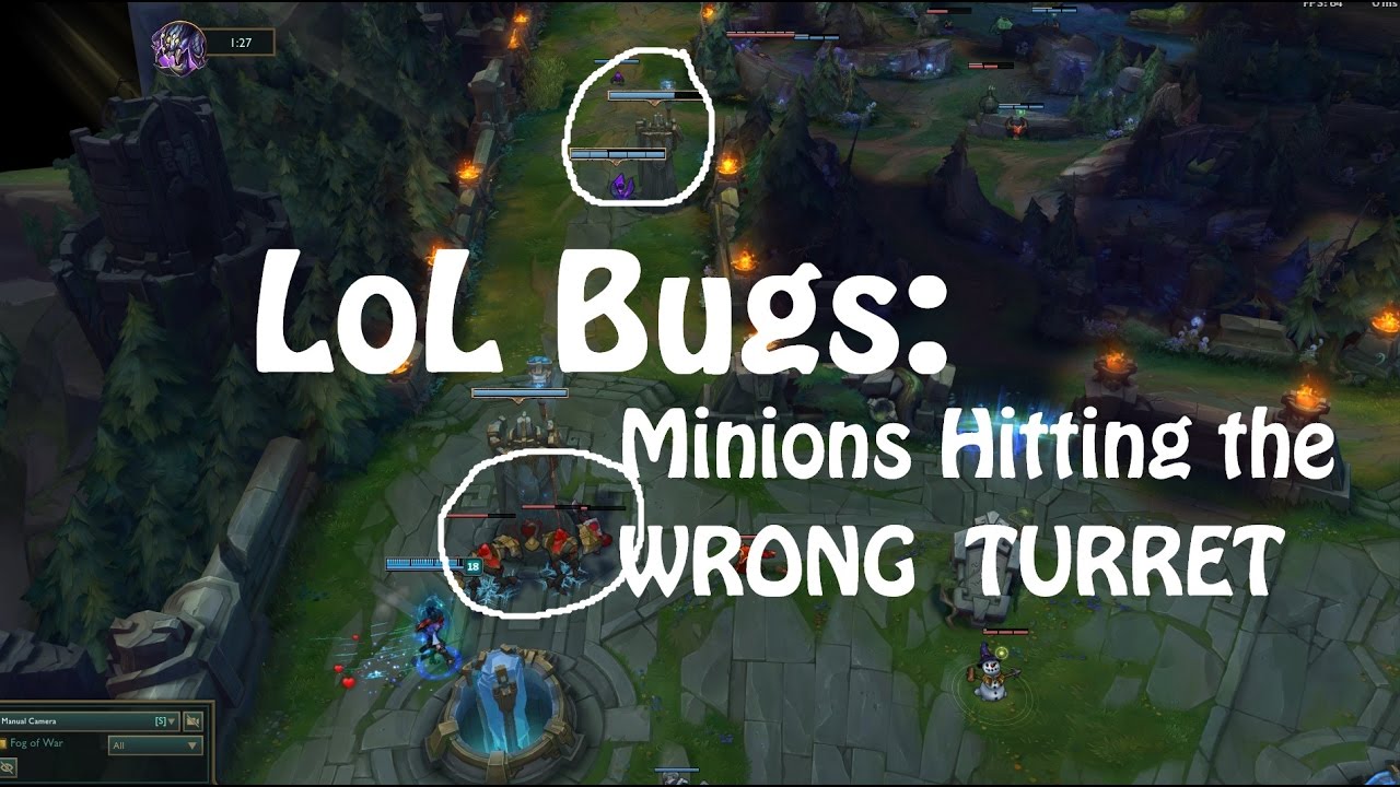 League of Legends 6.23 Bug | Minions Hitting Wrong Turret! - YouTube