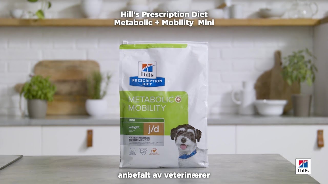 Hill's PRESCRIPTION DIET Metabolic + Mobility Mini hundefôr med kylling ...
