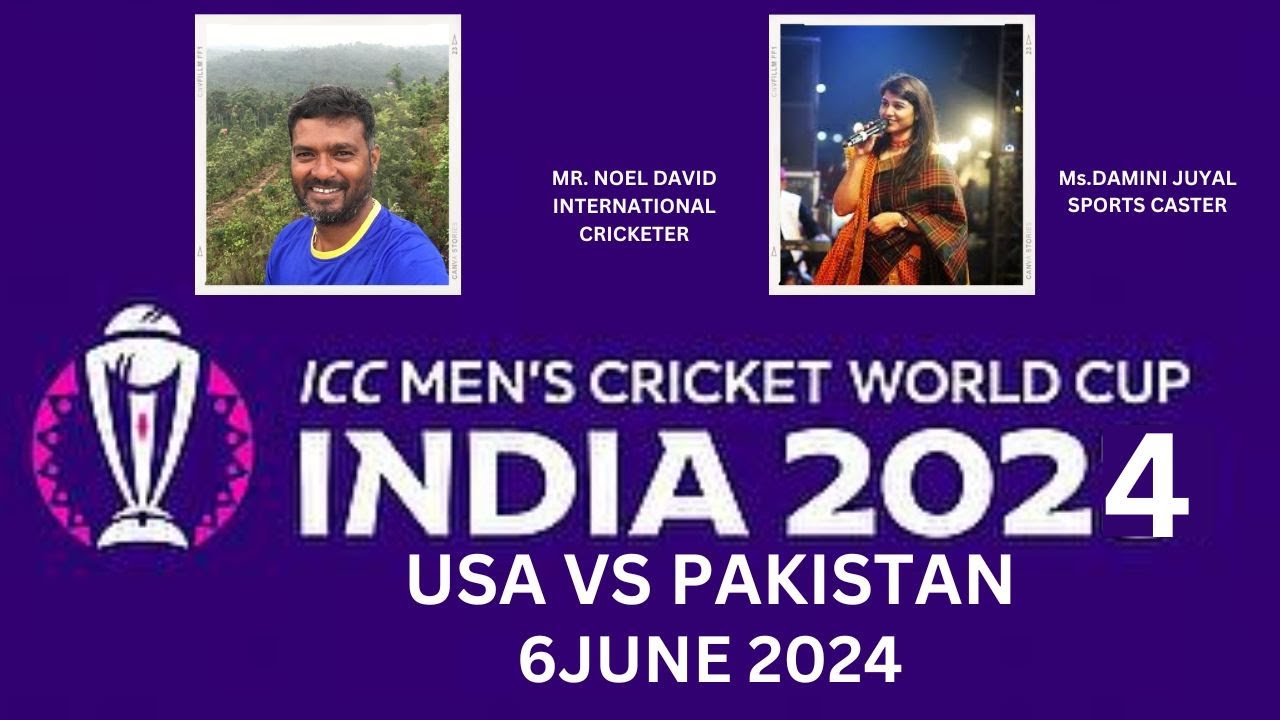 USA vs Pakistan Cricket Match Live on YouTube | DAMINI JUYAL | NOEL ...