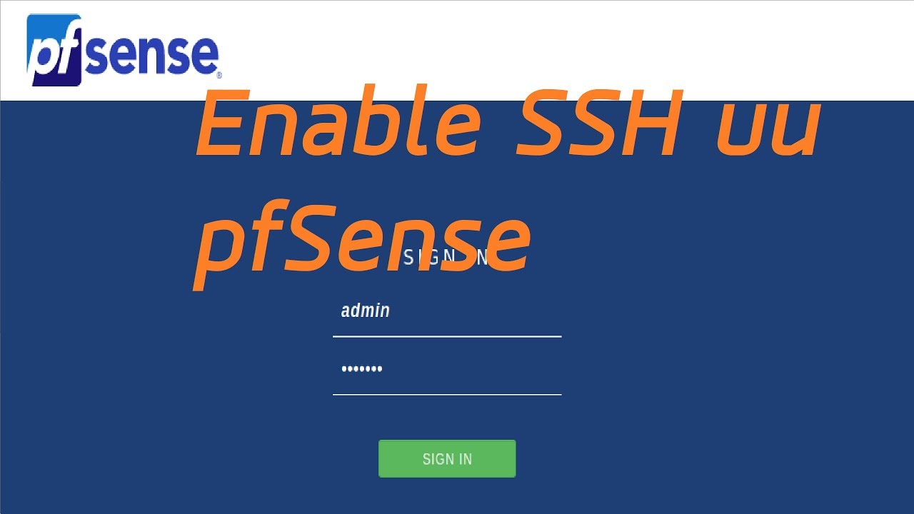 ขั้นตอนการ Enable SSH บน pfSense Firewall เพื่อ Remote Access - YouTube