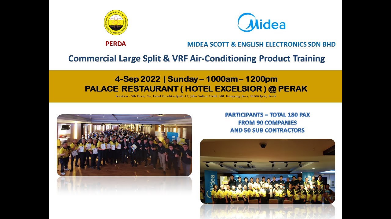 PERDA WITH MIDEA VRF AIR COND TRAINING 04092022 - YouTube