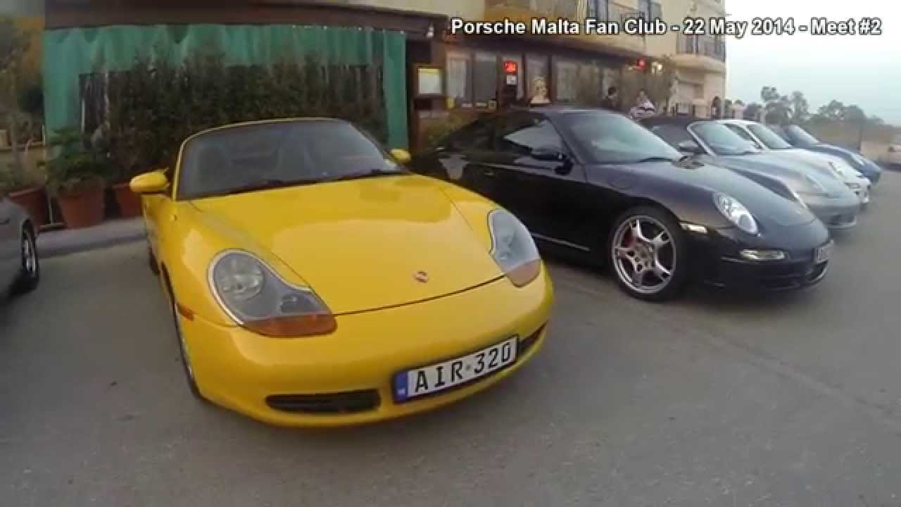 Porsche Malta Fan Club - 22 May 2014 Meet #2 - YouTube