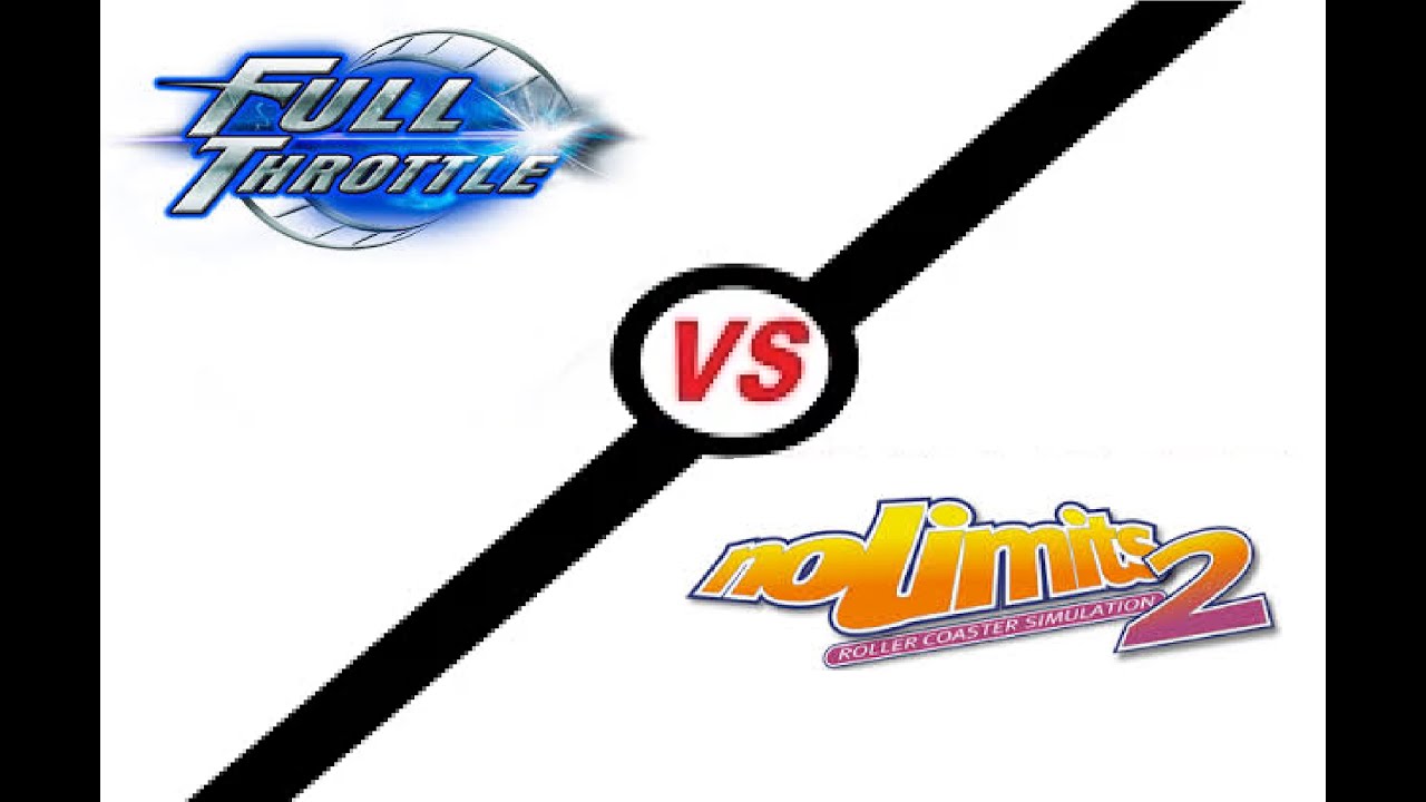 SFMM Full Throttle Real Ride vs NoLimits 2 Recreation! (Splitscreen ...