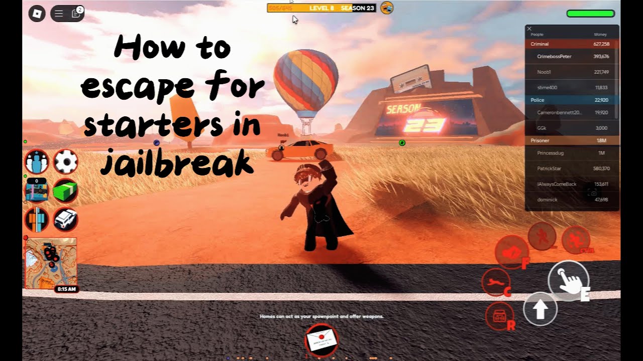 How to escape prison In jailbreak - YouTube