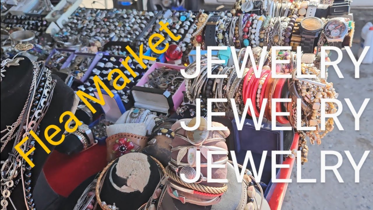AMAZING JEWELRY AT THE FLEA MARKET - YouTube