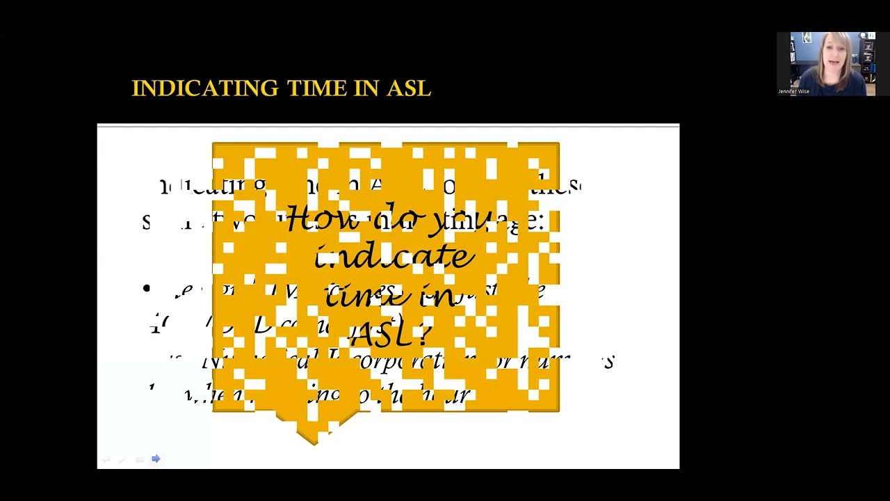 Indicating Time in ASL - YouTube