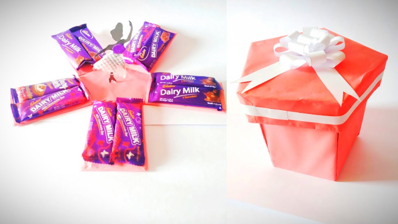 How to make chocolate Explosion Box/ chocolate day ,valentine's day ...
