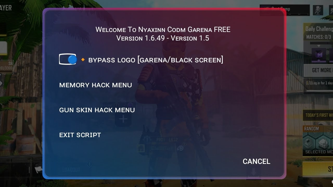 [☠️NEW] CODM GARENA SCRIPT LUA 1.6.49 | @XinnSCRIPT - YouTube